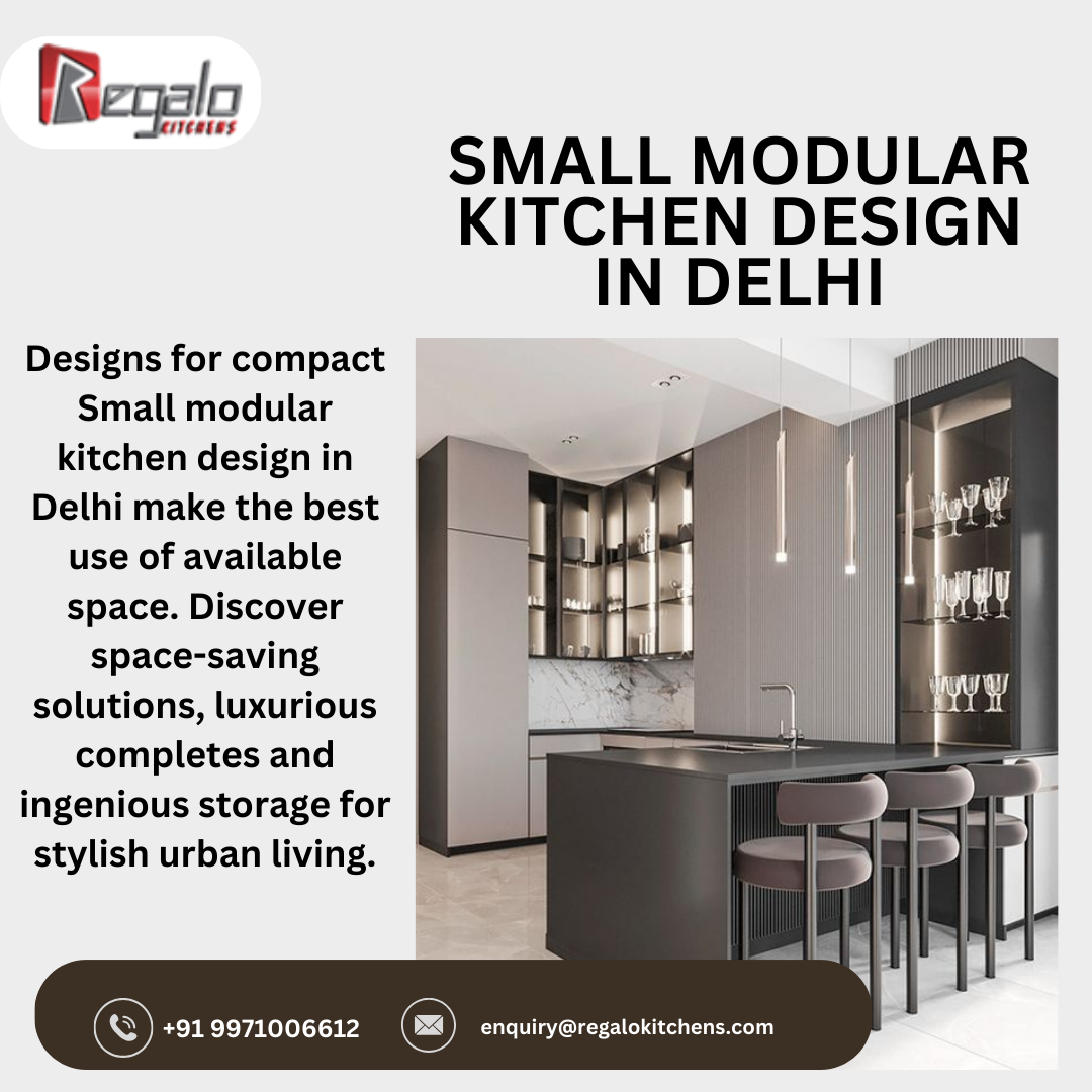 Small modular kitchen design in Delhi - Itnseo - Medium