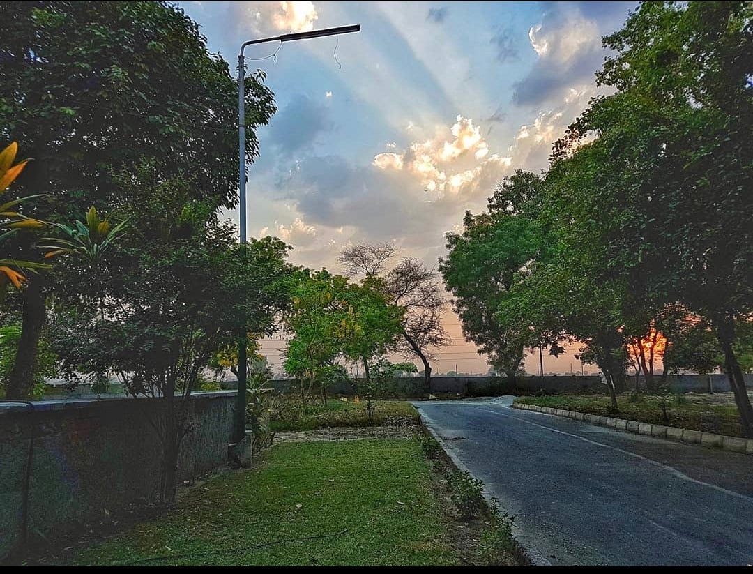 The road outside my house…… The road which brought me to my first home ...