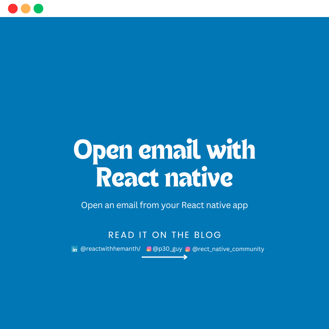 Open Email client with react native - Level Up Coding