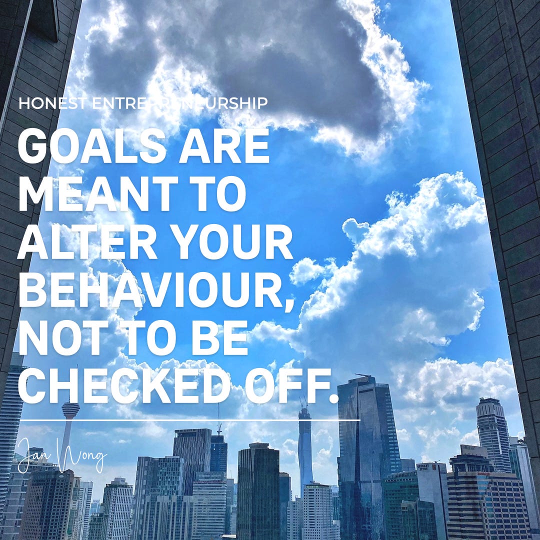 Goal Setting: A Larger Reason. Checking off goals, be it a bucket… | by ...
