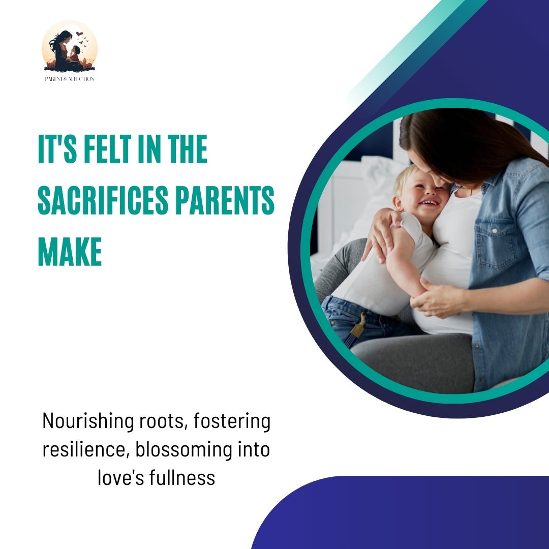 It’s Felt in the Sacrifices Parents Make - Michael J. - Medium