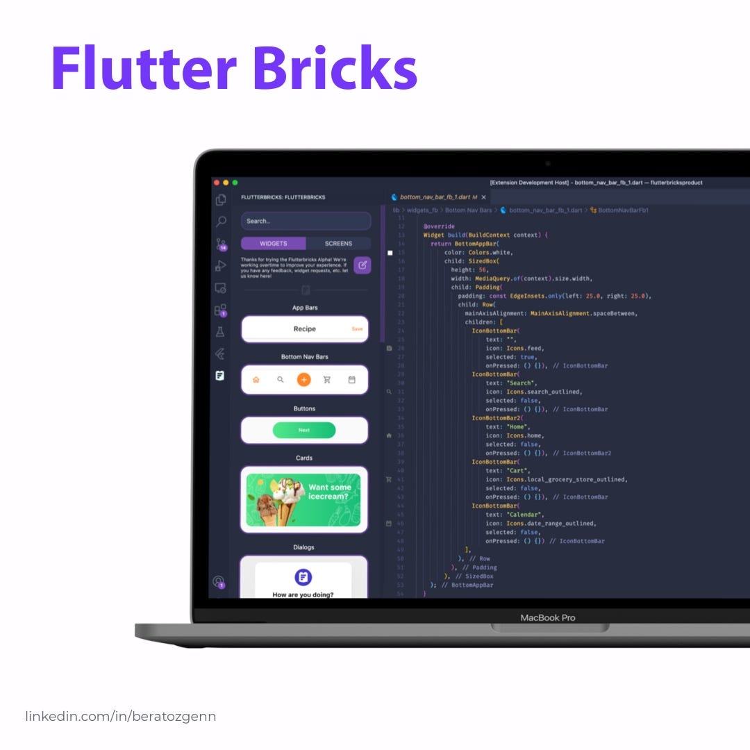 Flutter’da hız aşırtma : Flutter Bricks - Berat Ozgen - Medium