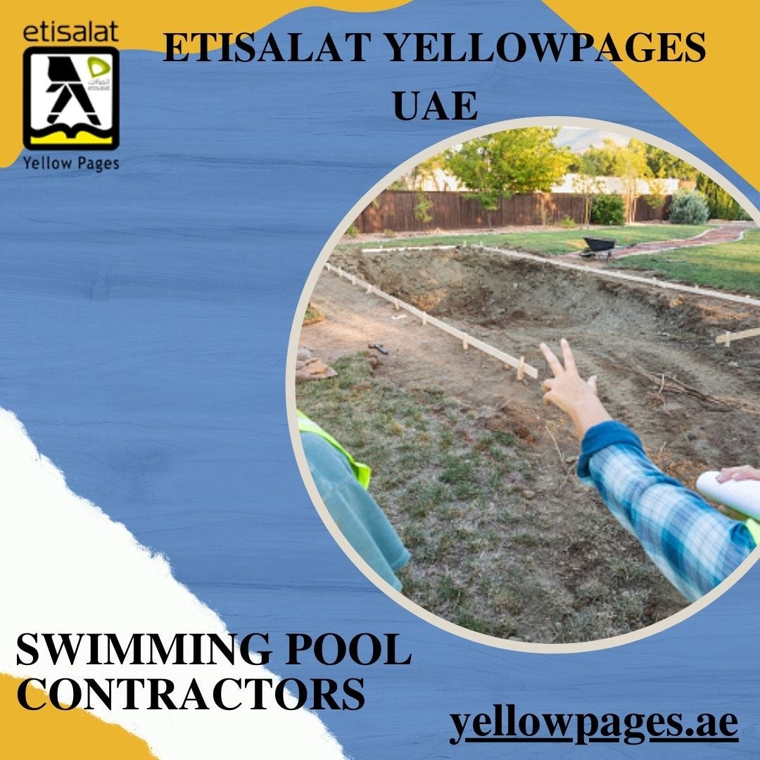 List of Swimming Pool Contractors in UAE - Rahul Kashyap - Medium