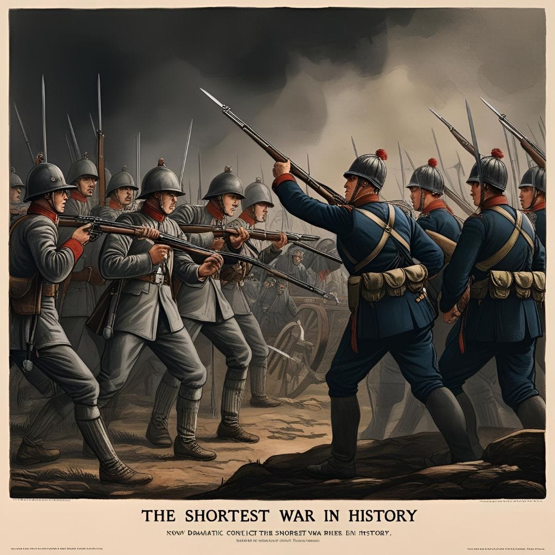 ⚔️ The Shortest War in History — It Lasted Just 38 Minutes | by ...