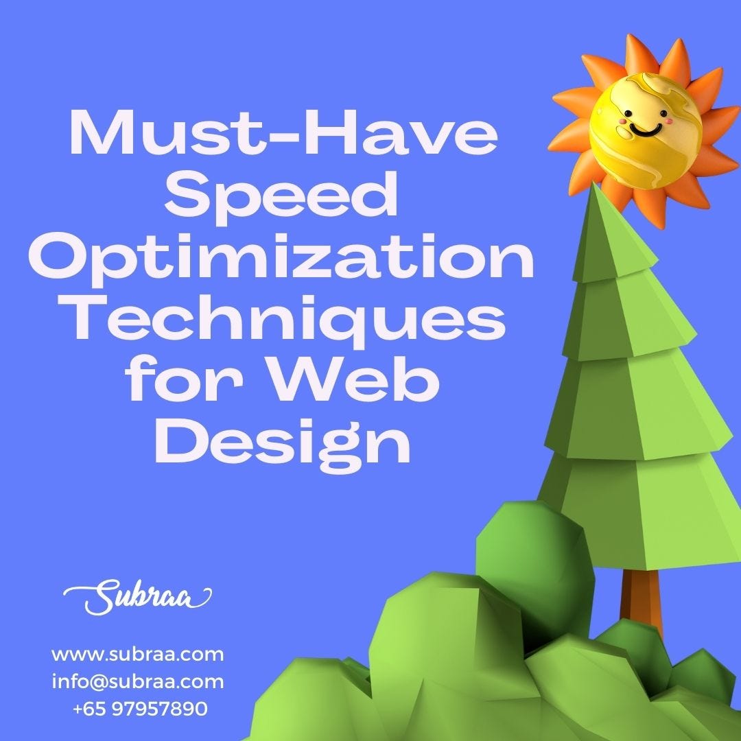 Enhancing website speed through strategic optimization techniques — Subraa | by Subraa | Feb ...