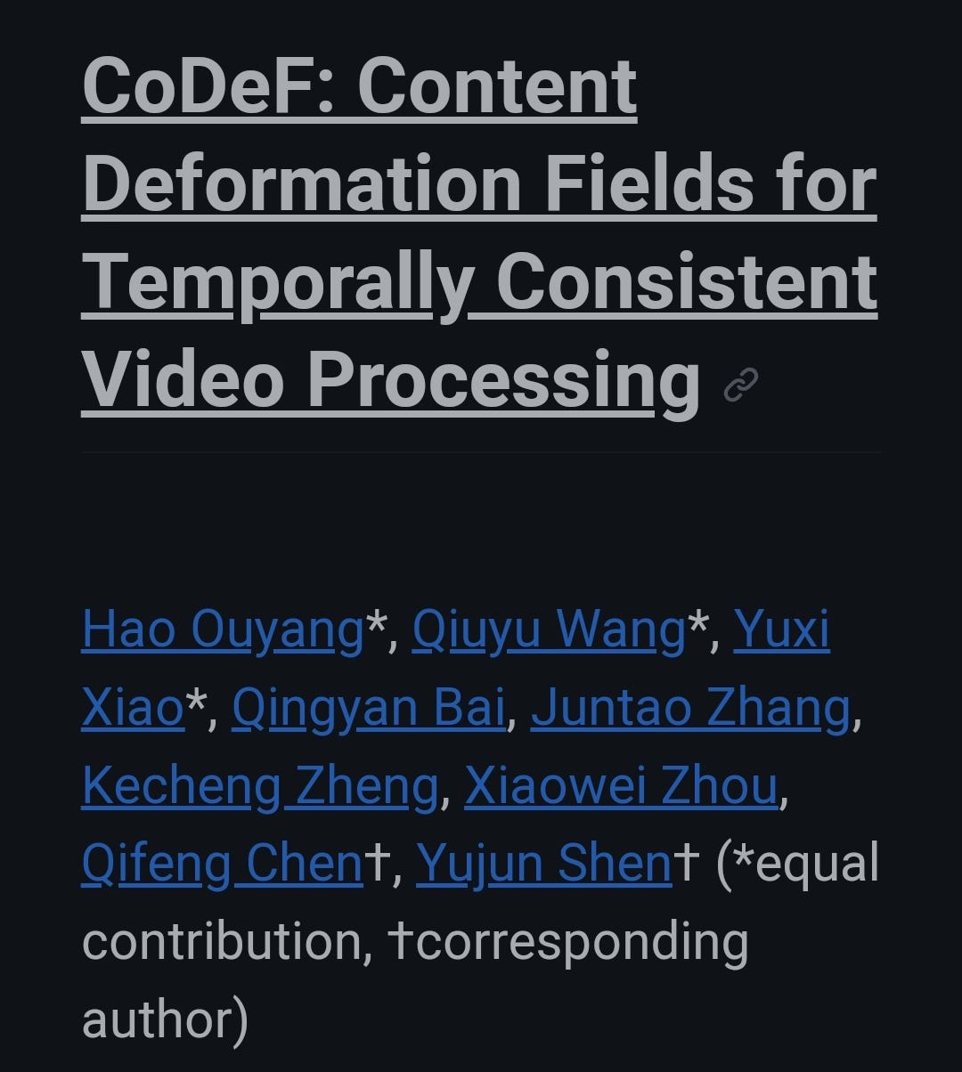 "CoDeF: A Revolutionary Leap in Temporally Consistent Video Processing" | by Parth patil | Medium