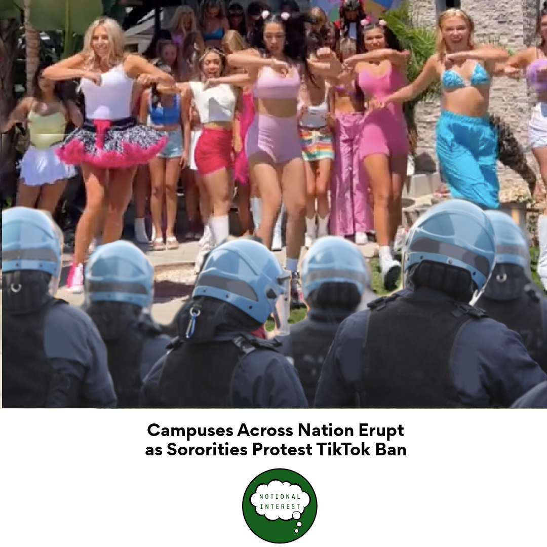 Campuses Across Nation Erupt as Sororities Protest TikTok Ban ...