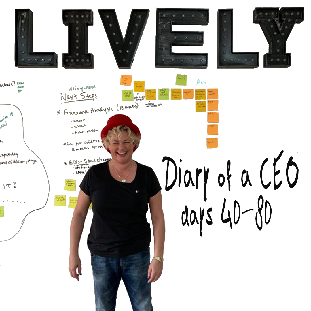 Diary of a CEO: days 40–80 p1. Welcome to Rachel’s latest instalment ...