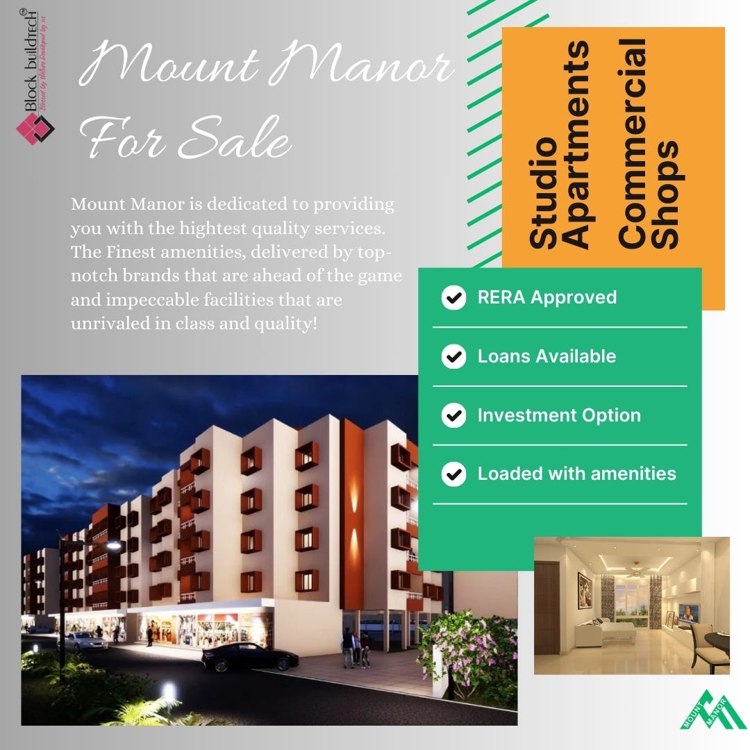 Invest in Mount Manor: Affordable Luxury Apartments and Shops Near MOPA ...