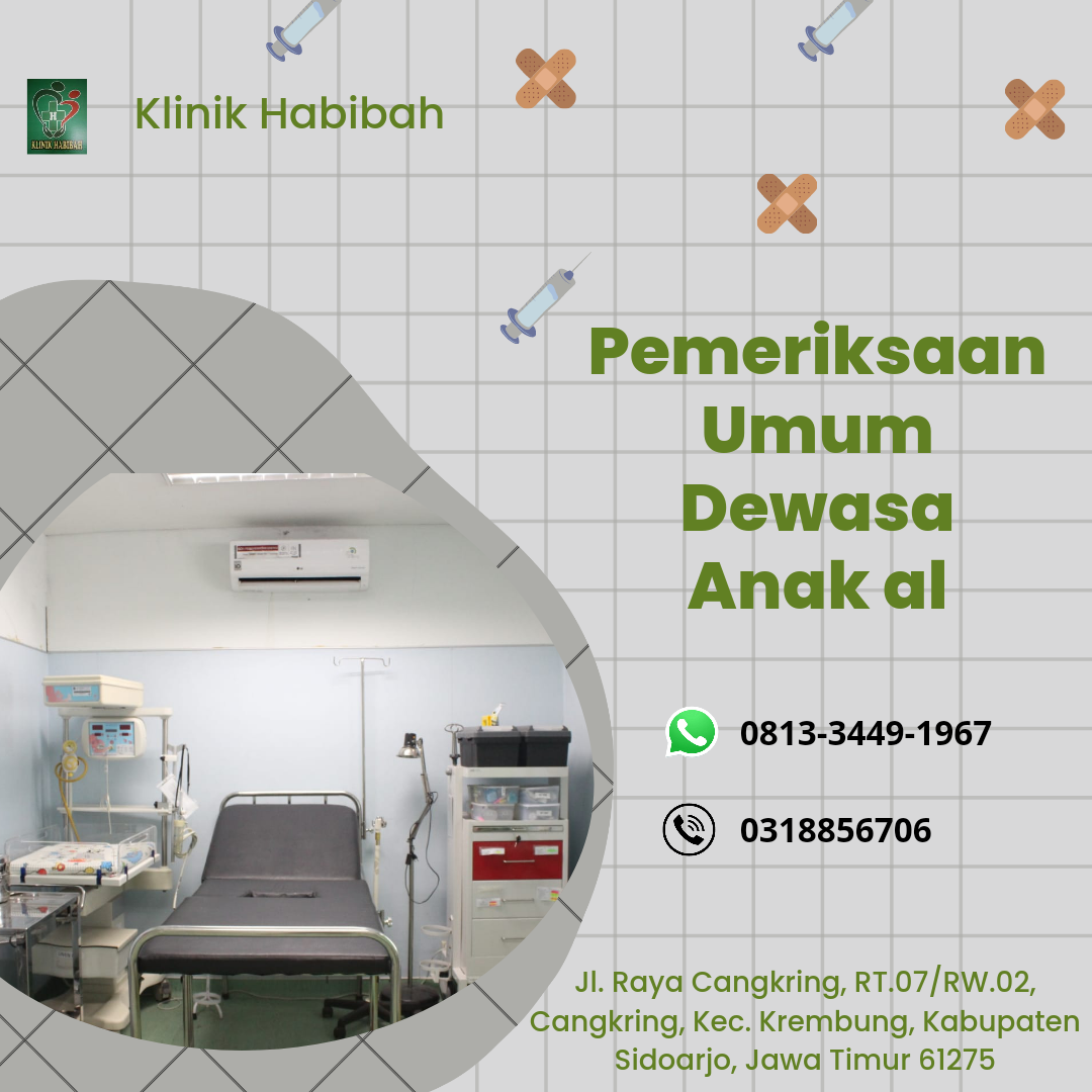PELAYANAN RAMAH, wa 0813-3449-1967, Melayani Pemeriksaan Pasien Klinik Habibah Krembung Klik ...