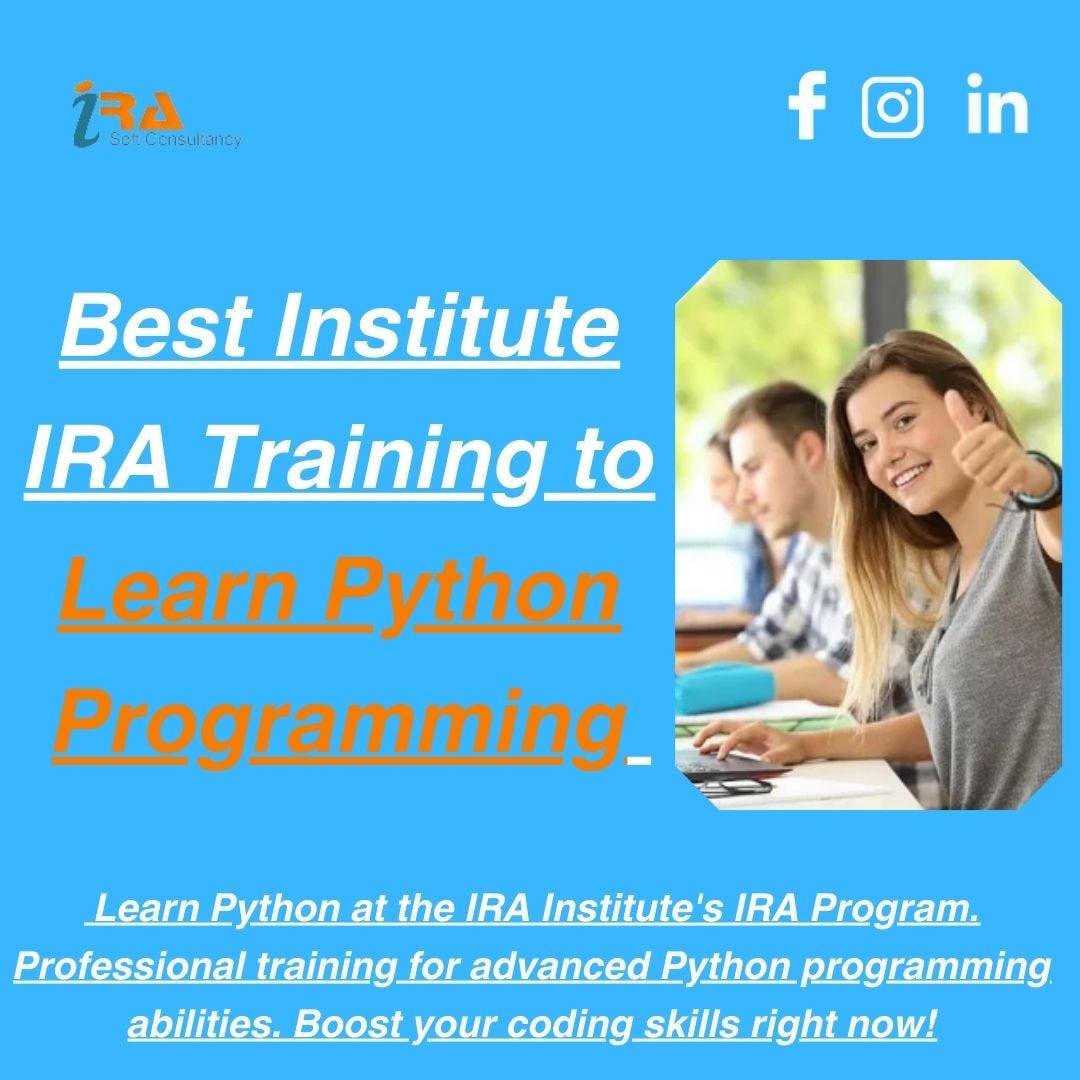 Best Institute IRA Training to Learn Python Programming - Sarjantraining - Medium