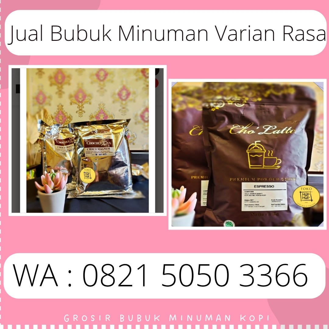 Jual Bubuk Minuman Varian Rasa - Grosirbubukminumankopi - Medium