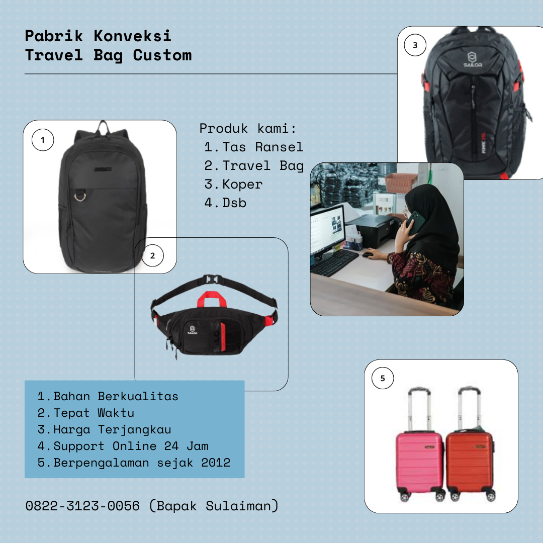 Tempat Produksi 0822–3123–0056 Tas Kerja Kantor Pria Untuk Sekolah Burmeso Sidoarjo Istana ...