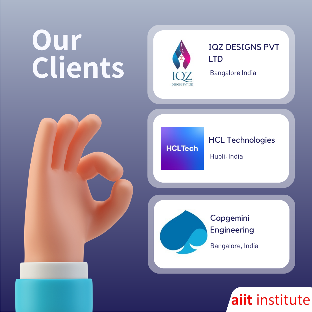 MDP Training at AIIT Institute. Here are some of the companies that ...