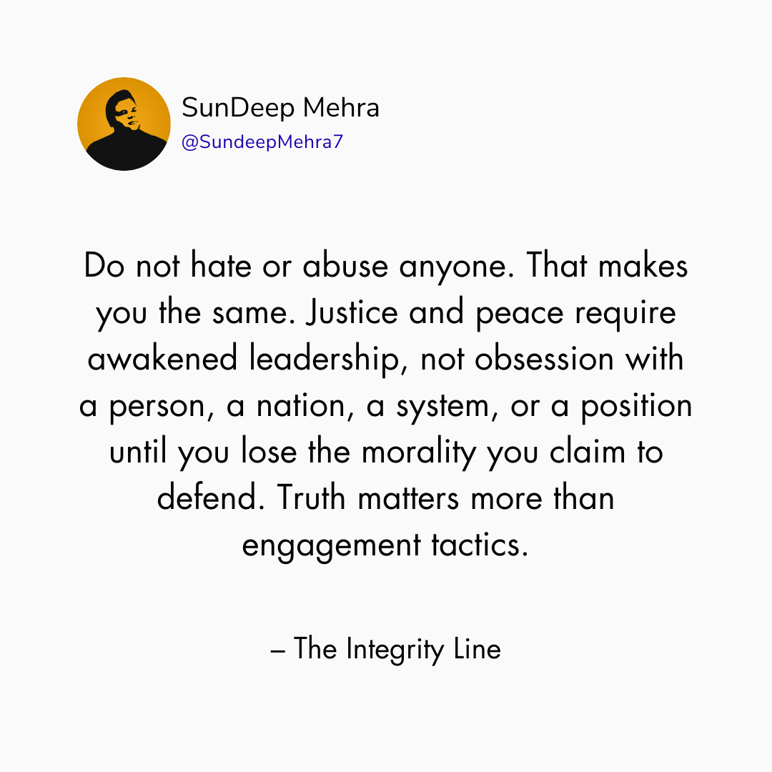 The Integrity Line: An Awakened Leadership Reflection by SunDeep Mehra ...