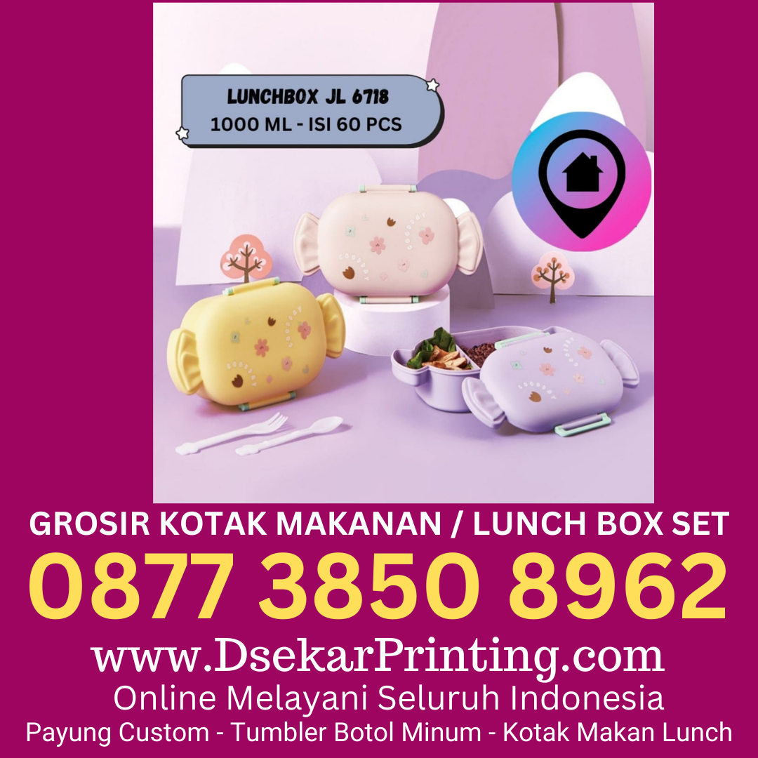 0877–3850–8962 (BERKUALITAS), Supplier Kotak Makan Lunch Box Set ...