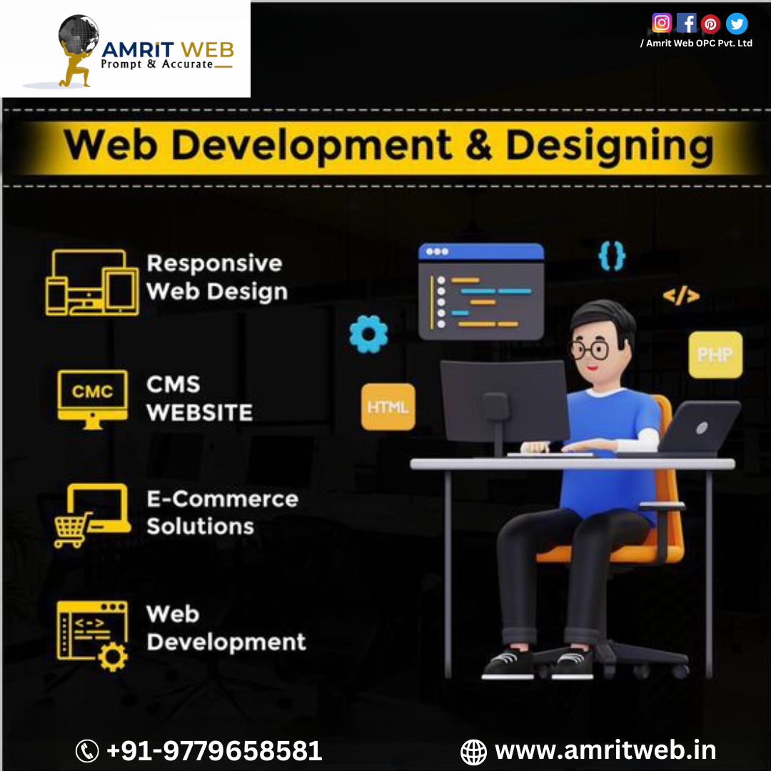 Affordable Website Development service in Mohali - Amrit Web OPC Pvt Ltd - Medium