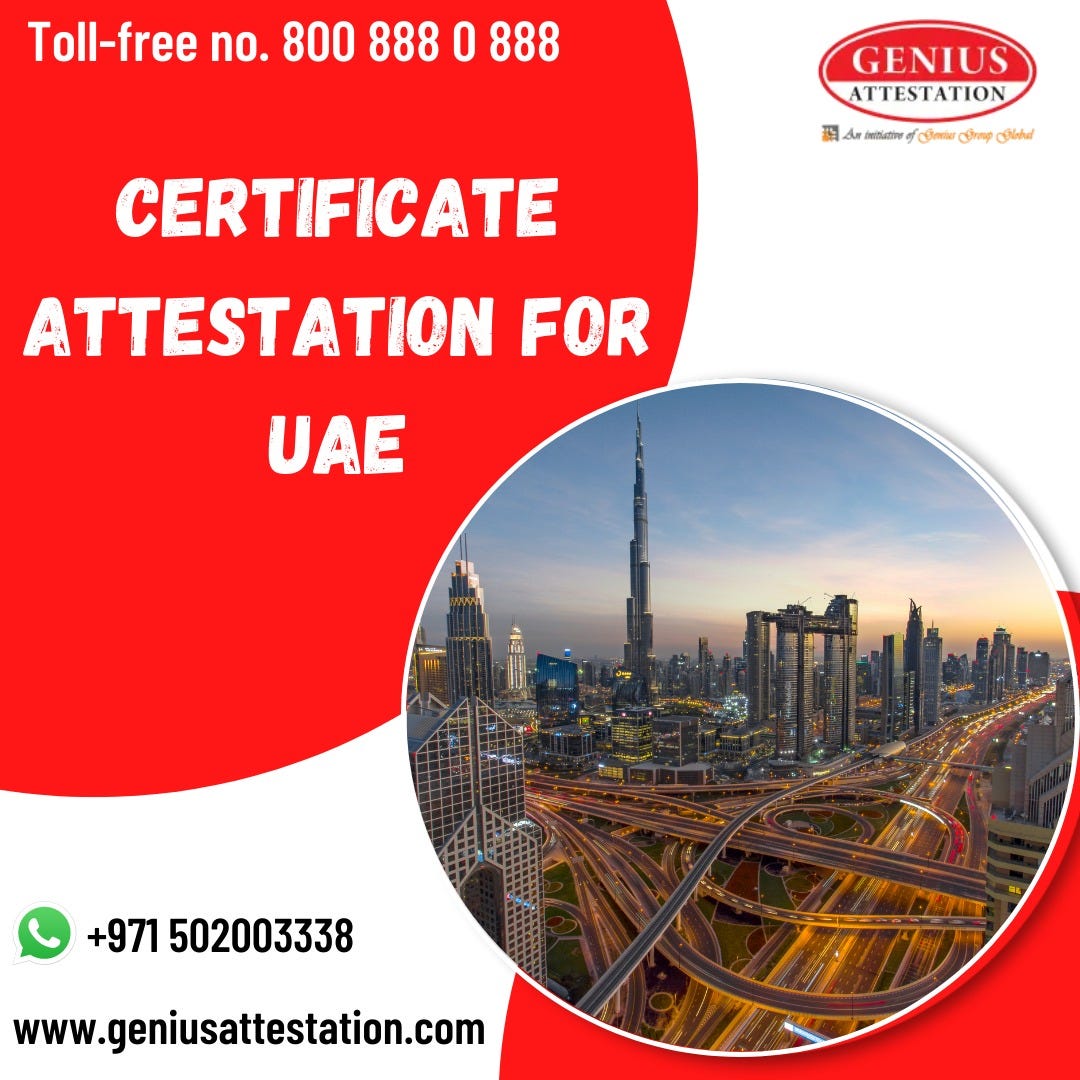 Certificate Attestation for UAE | by Nivea | Medium