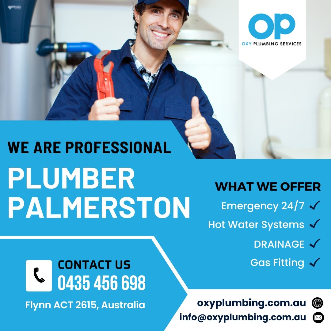 Plumber Palmerston - OXY Plumbing - Medium