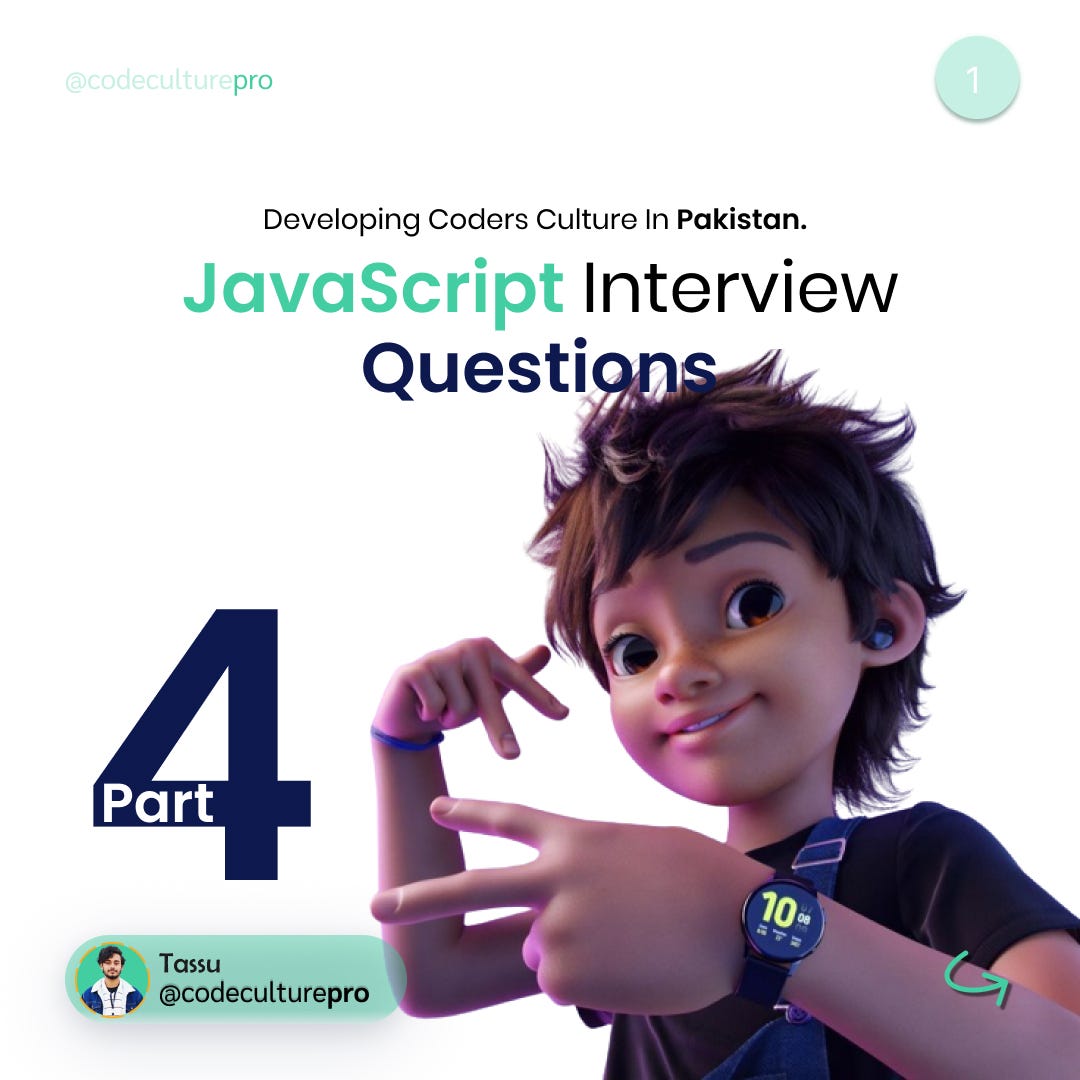 Javascript Interview Questions Part 4 Vanilla Js Questions By Tasadduq Ali Medium