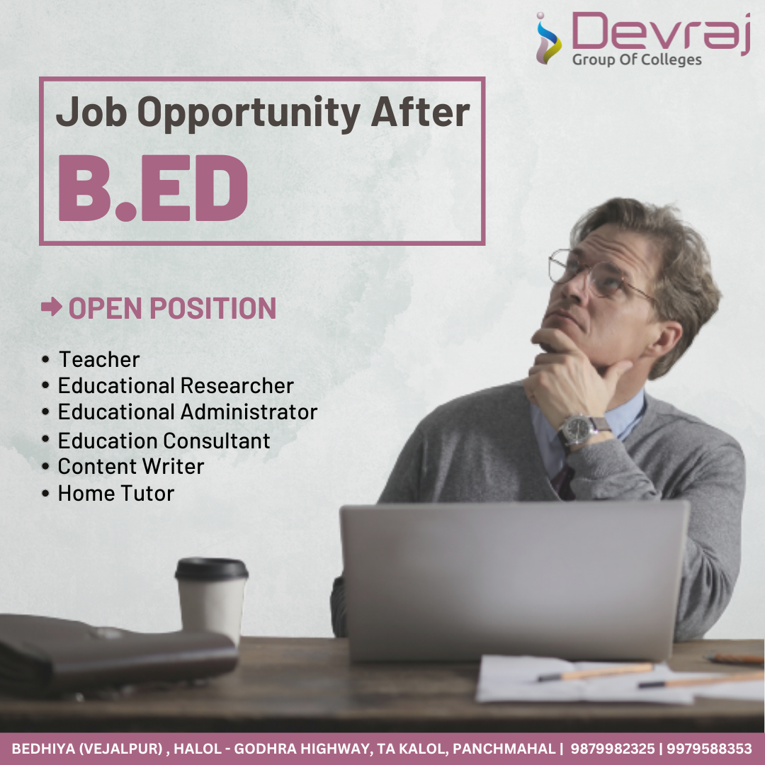 Job Opportunities After B.Ed - Devrajsciencecollege - Medium