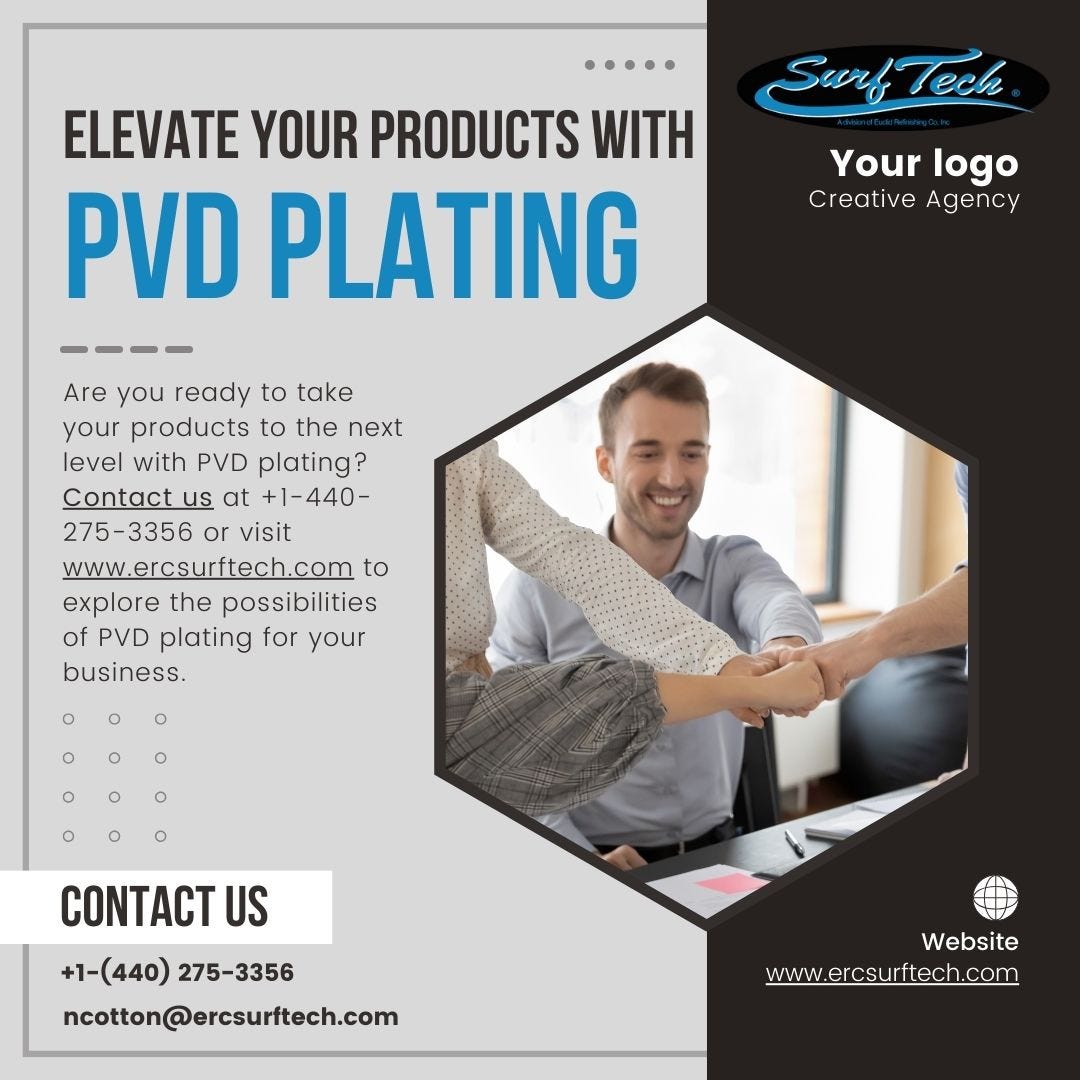 Elevate Your Products with PVD Plating - SurfTech INC - Medium