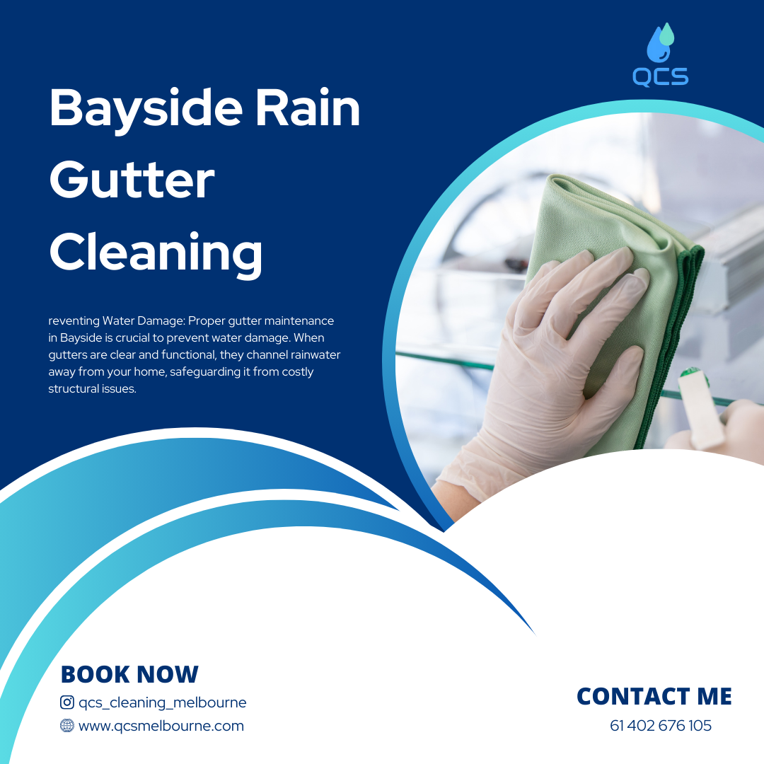 Rain Gutter Cleaning Bayside - QCS Cleaning Services - Medium