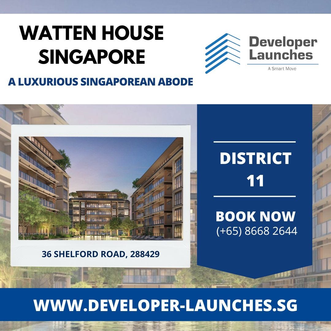 Watten House Singapore, Developer Launches. - Developer Launches - Medium