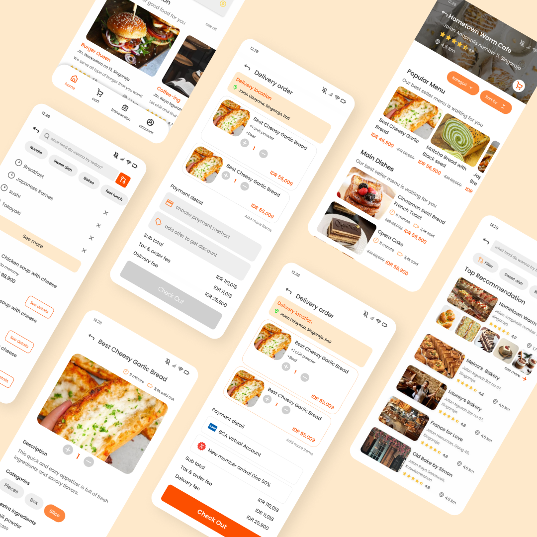 Foodiie : Food Delivery Mobile App Design | by a.karism_ | Medium