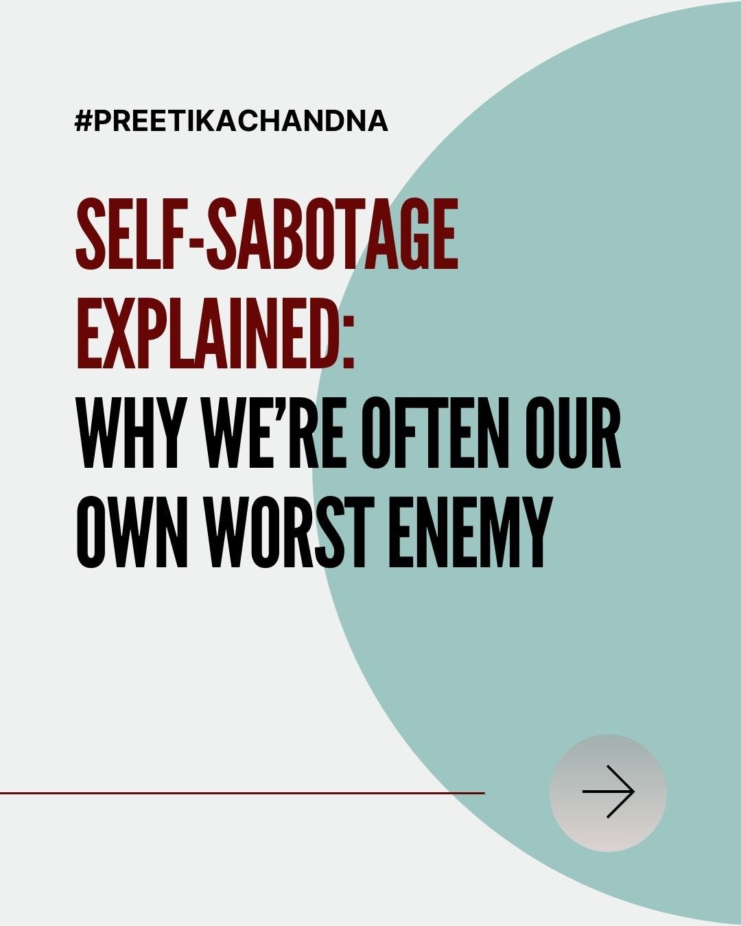 Self-Sabotage Explained: Why We’re Often Our Own Worst Enemy” | by Dr ...