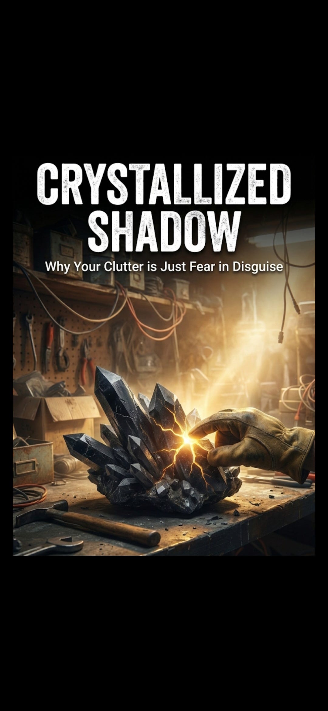 CRYSTALLIZED SHADOW. Why Your Clutter is Just Fear in… | by GEM | Medium