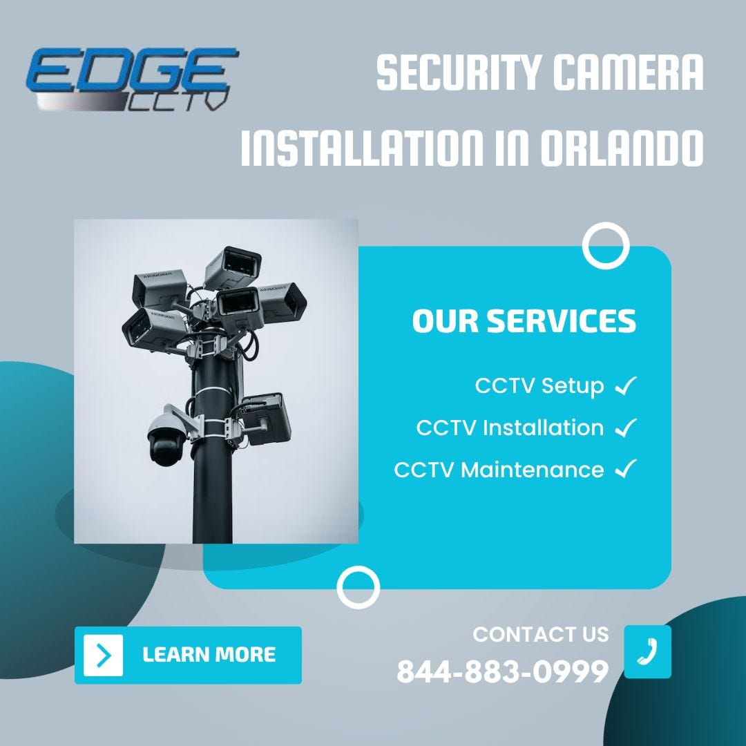 Professional Security Camera Installation Services in Orlando - Edge CCTV - Medium