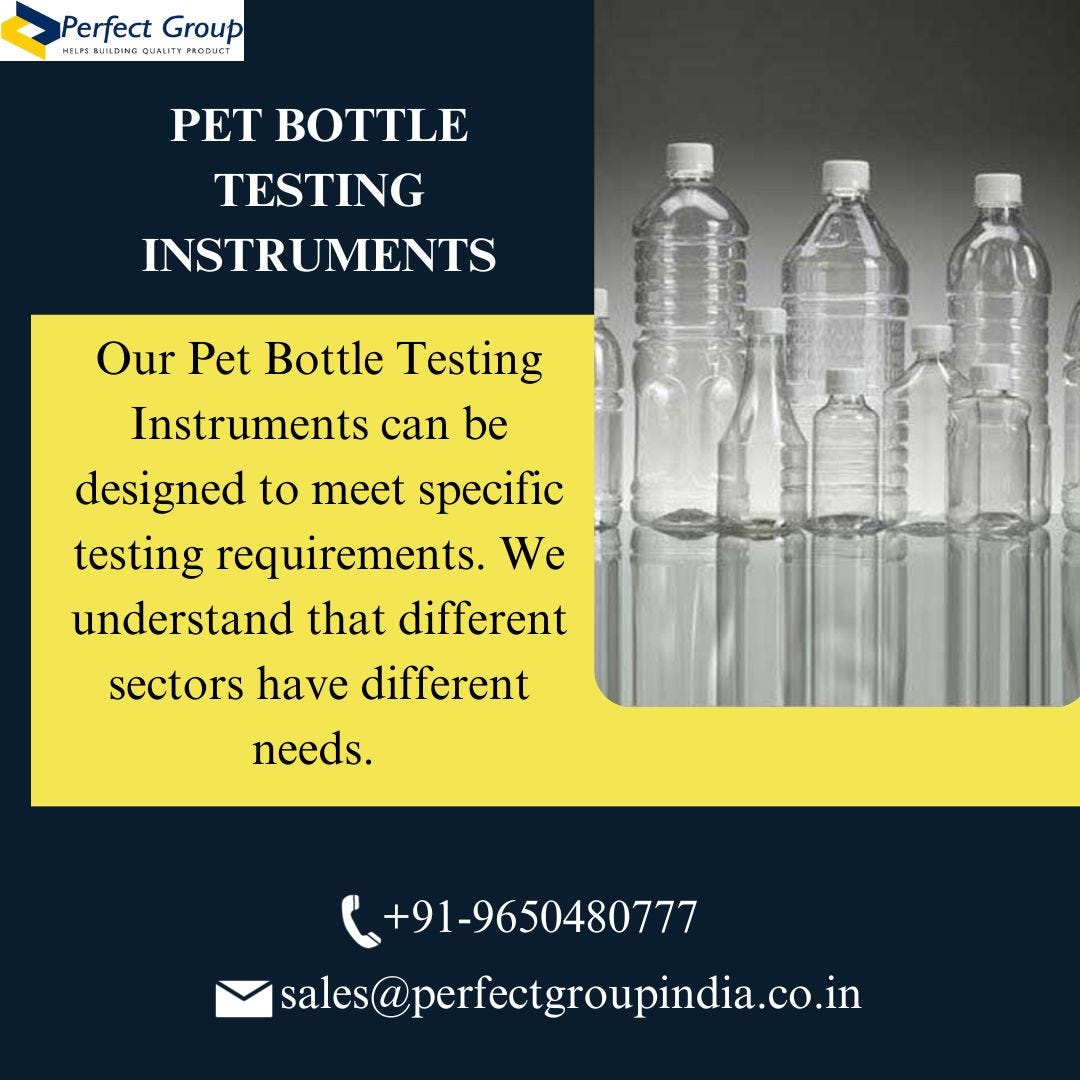 Pet bottle testing instruments | Perfect Group India - itnseo62 - Medium