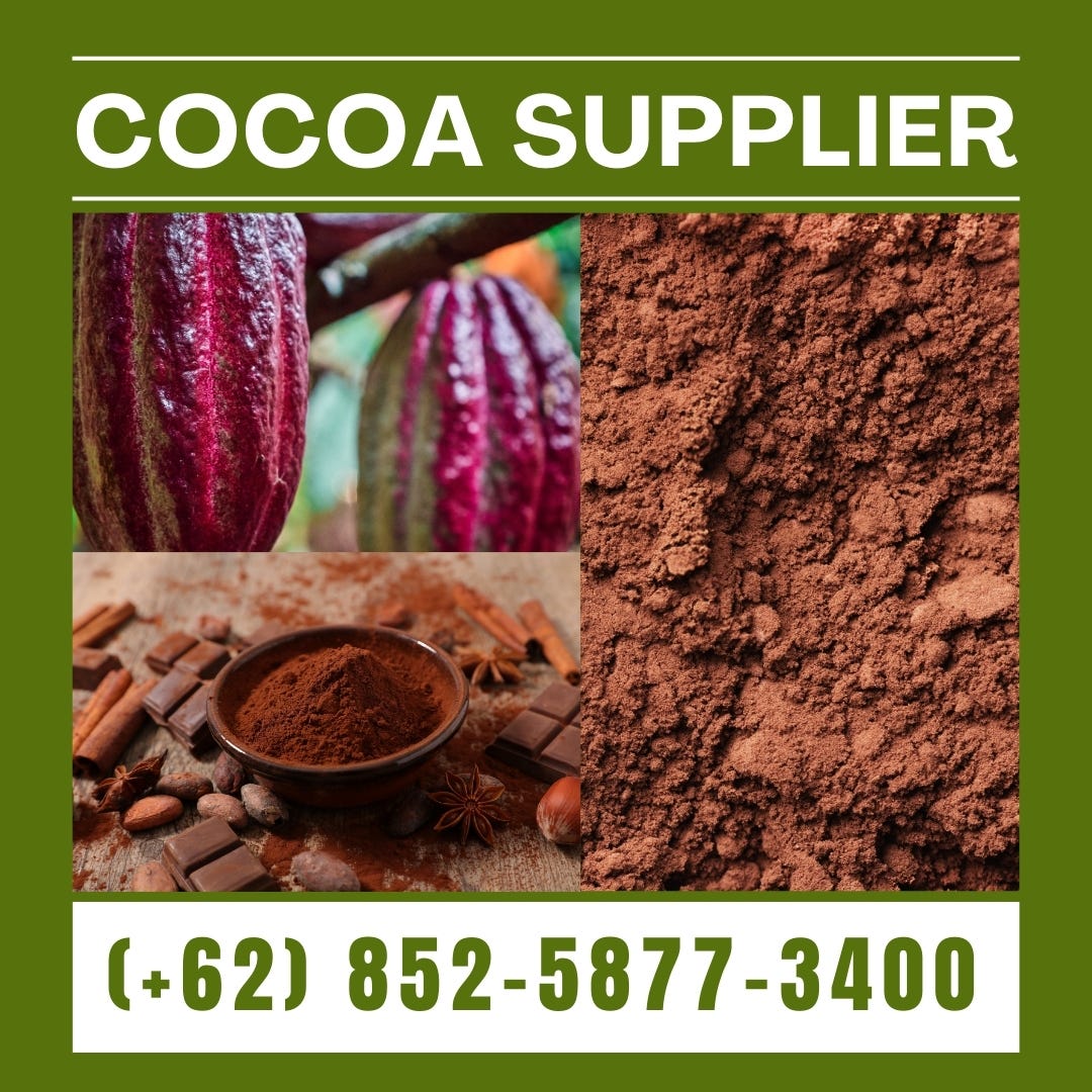GOOD QUALITY!! (+62) 852–5877–3400, Supplier Of Organic Cocoa Powder In Kampong Glam, Supplier ...