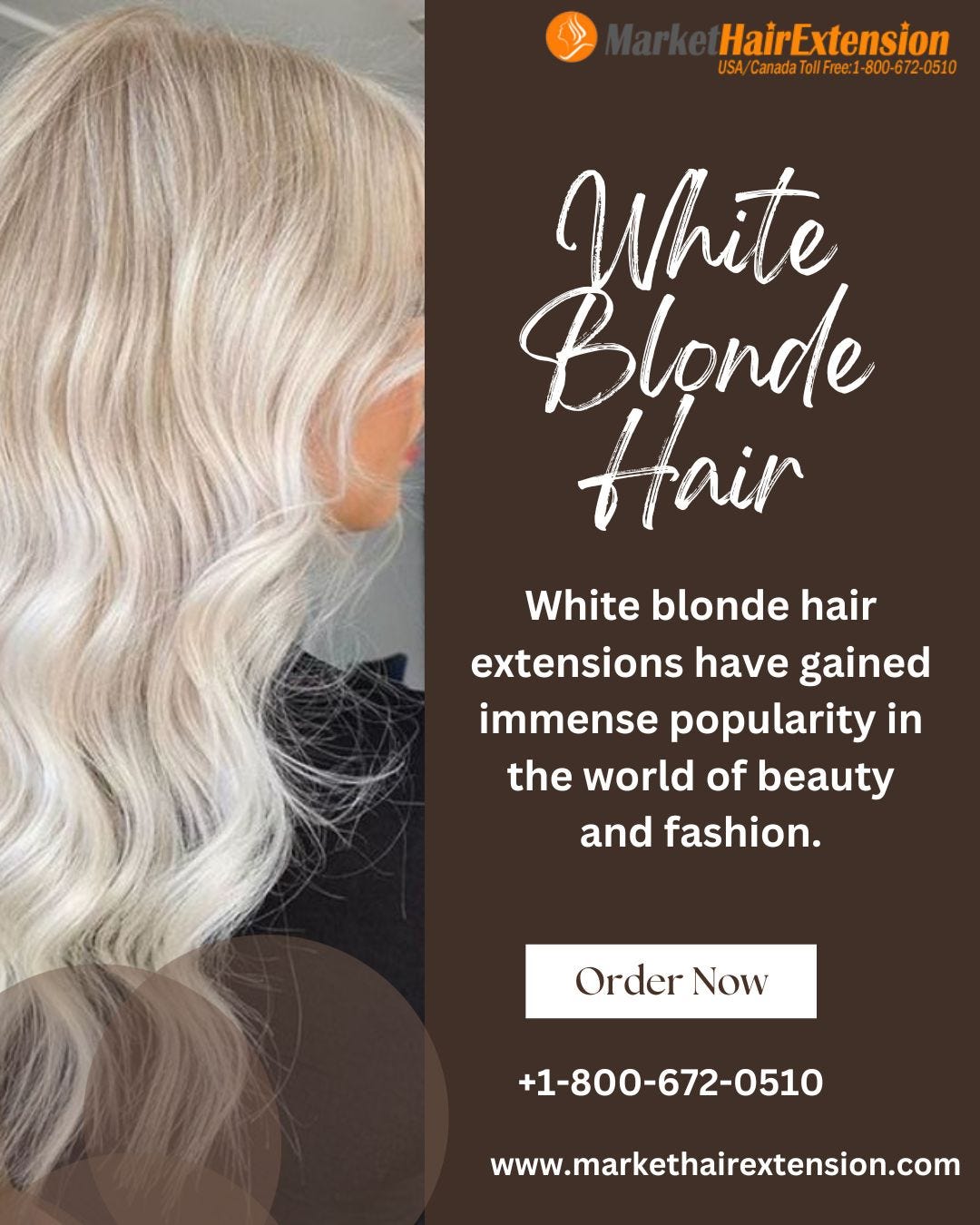 White Blonde Hair Extension. White Blonde Hair Extension | by Market ...