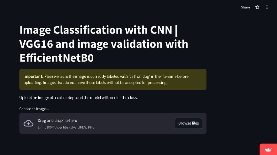 Deploying a Robust Image Classification App: Leveraging CNN, VGG16, and EfficientNetB0 with ...