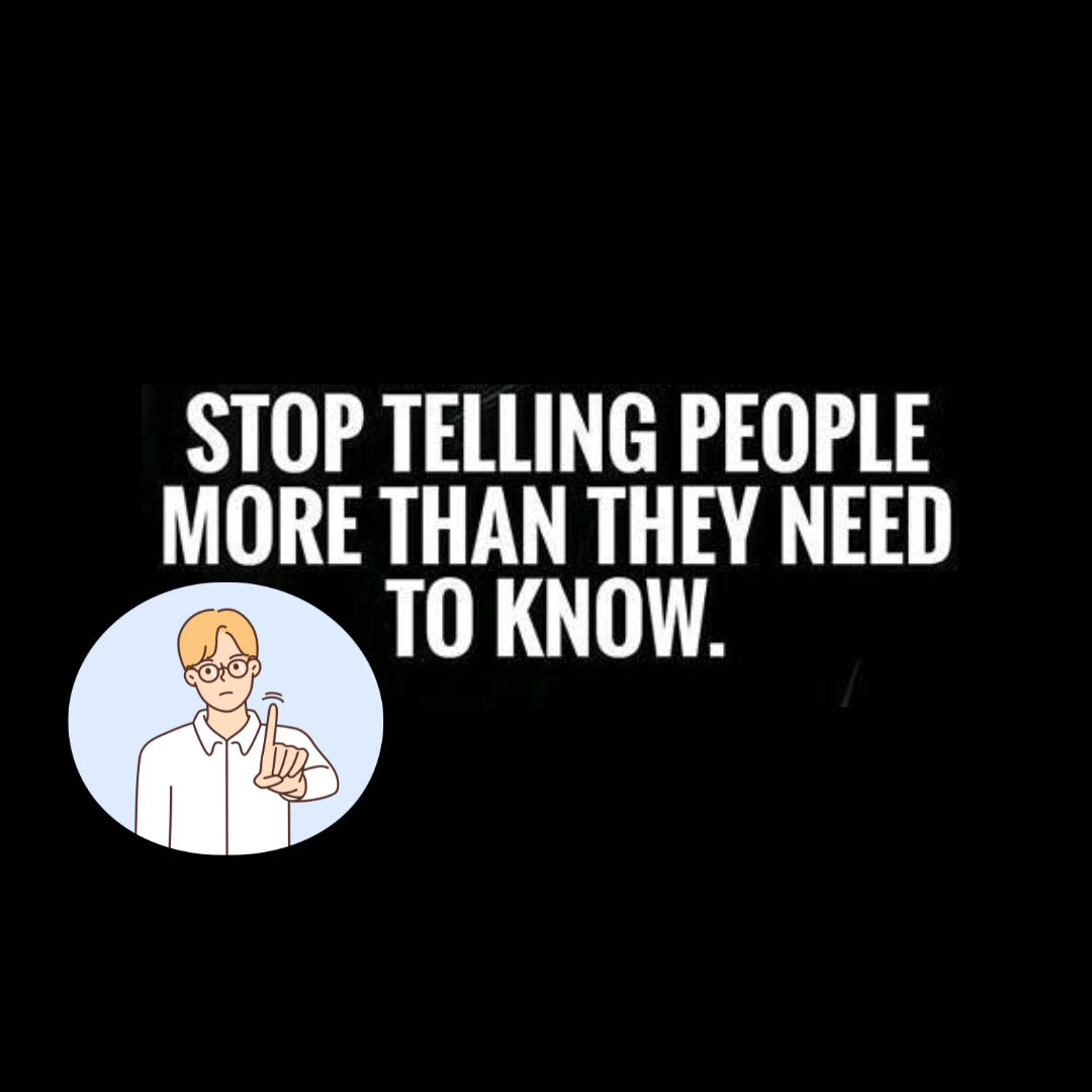 Mastering the Power of Selective Sharing ( Stop Telling People ...