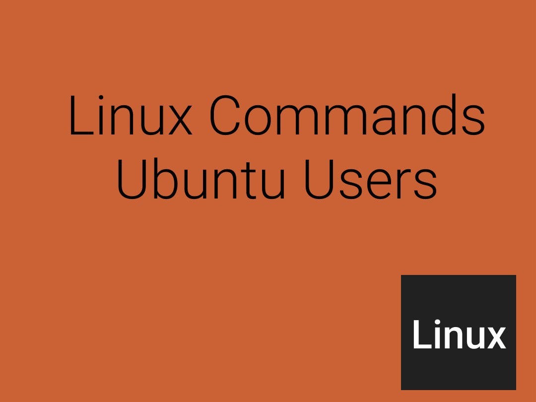 Notes On Linux Commands And Concepts For Ubuntu Users By Mohammad 0745