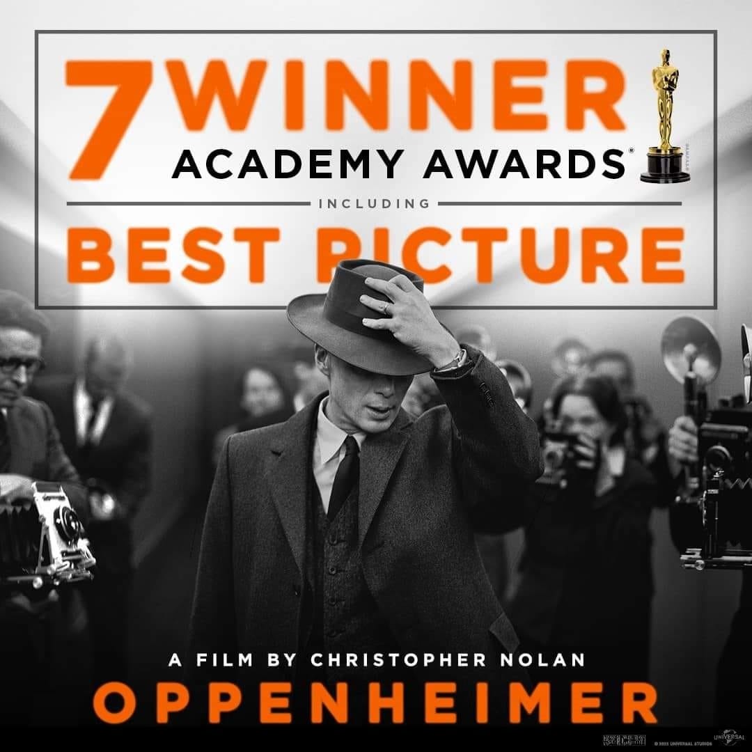 Oscars 2024, Christopher Nolan’s Oppenheimer wins Best Film and takes ...