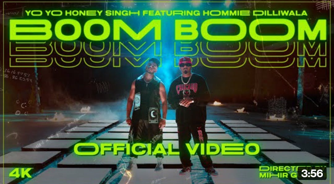 BOOM BOOM SONG LYRICS — YO YO HONEY SINGH | by Afrid Khan | Medium