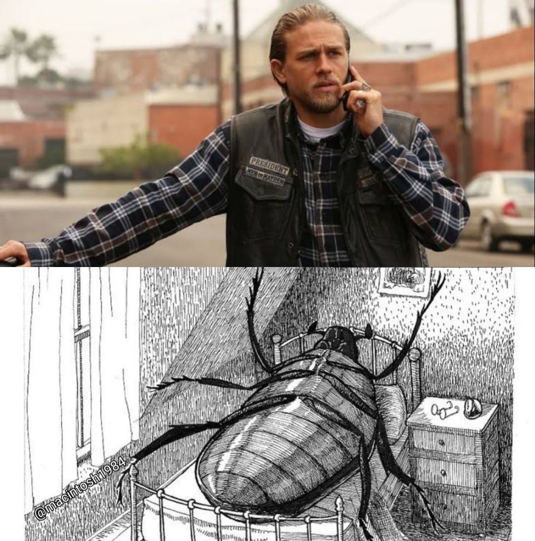 13 | Jax Teller e Gregor Samsa: Similaridades | by Eadlynss🥀 | Oct ...