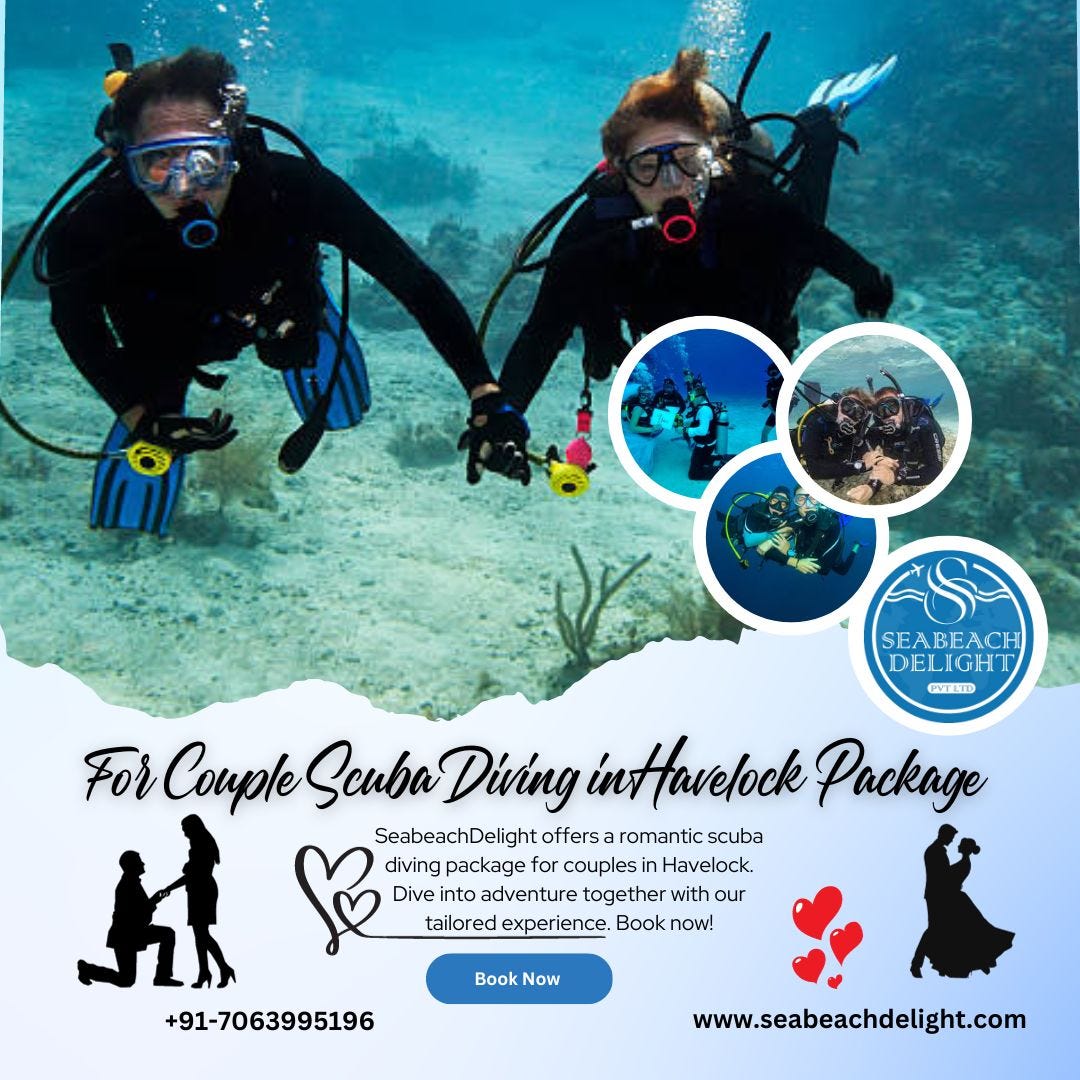 For Couple Scuba Diving in Havelock Package - Andaman tour packages ...