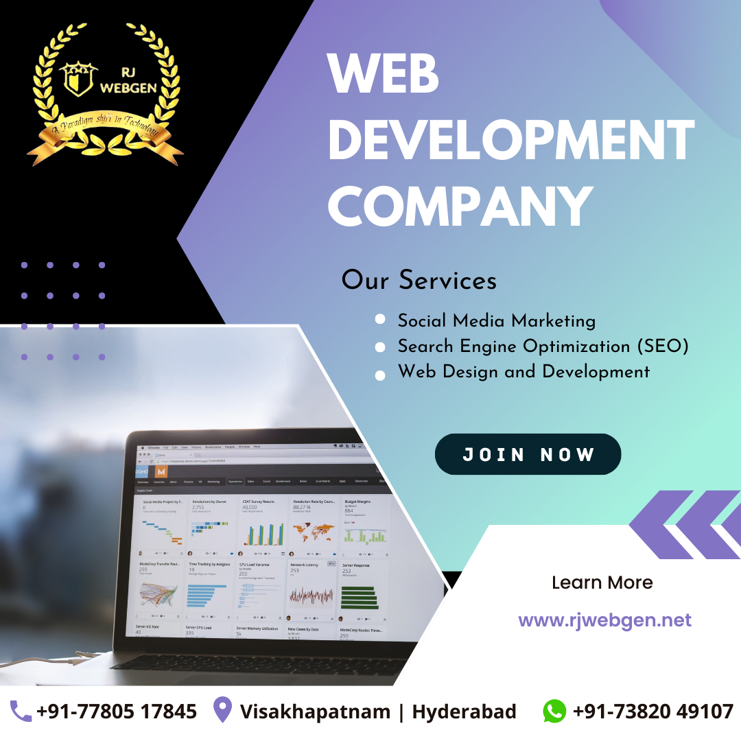 WEB DEVELOPMENT - RJ WEBGEN - Medium
