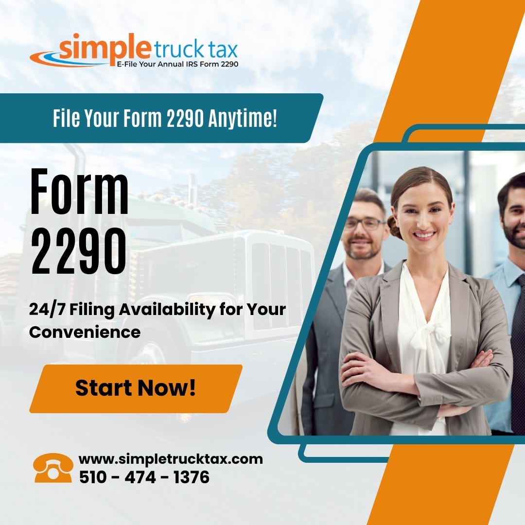 File Your Form 2290 - Simpletrucktaxdm - Medium