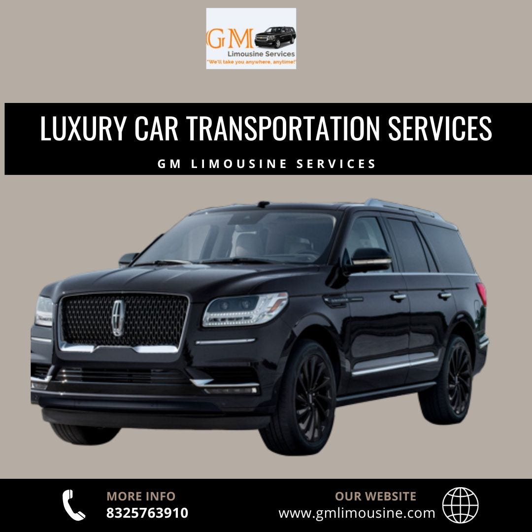 Luxury Car Transportation Services by GM Limousine Services - GM ...