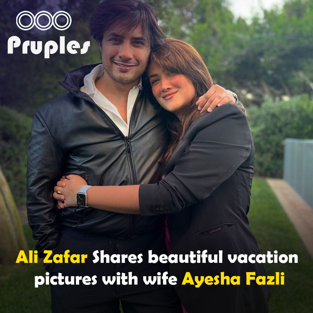 Ali Zafar And Ayesha Fazli Love Story