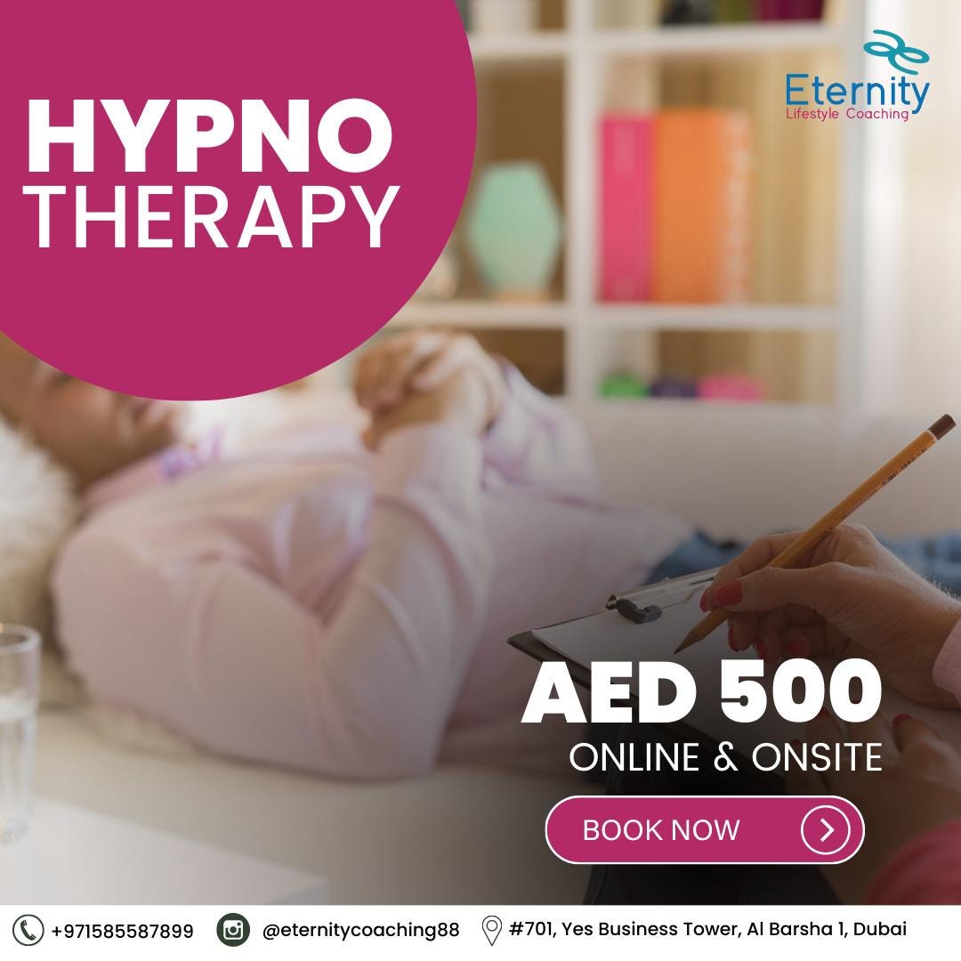 Hypnotherapy in Dubai with Eternity Lifestyle Coaching - eternity dubai ...
