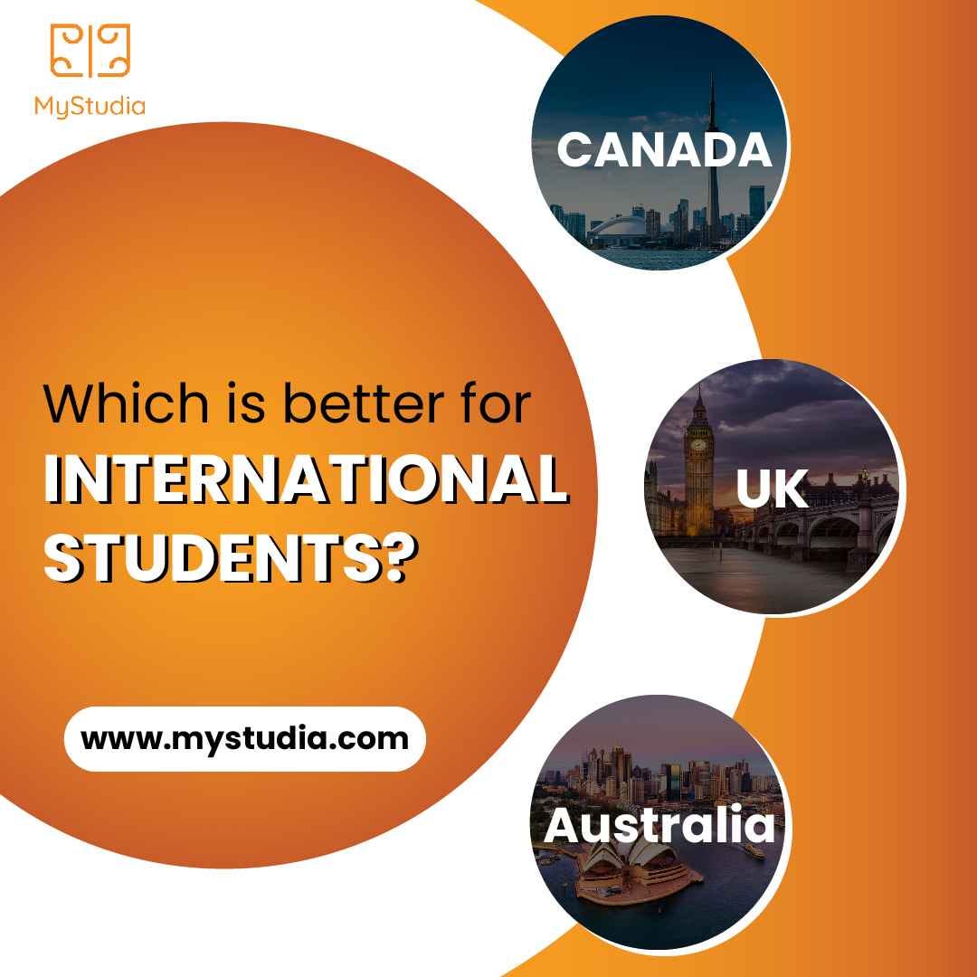 Which is better for international students, Canada, the UK, or Australia? | by MyStudia | Medium