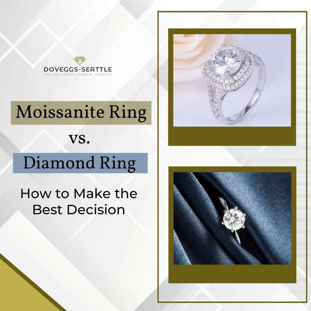 Moissanite Ring vs. Diamond Ring: How to Make the Best Decision | by ...