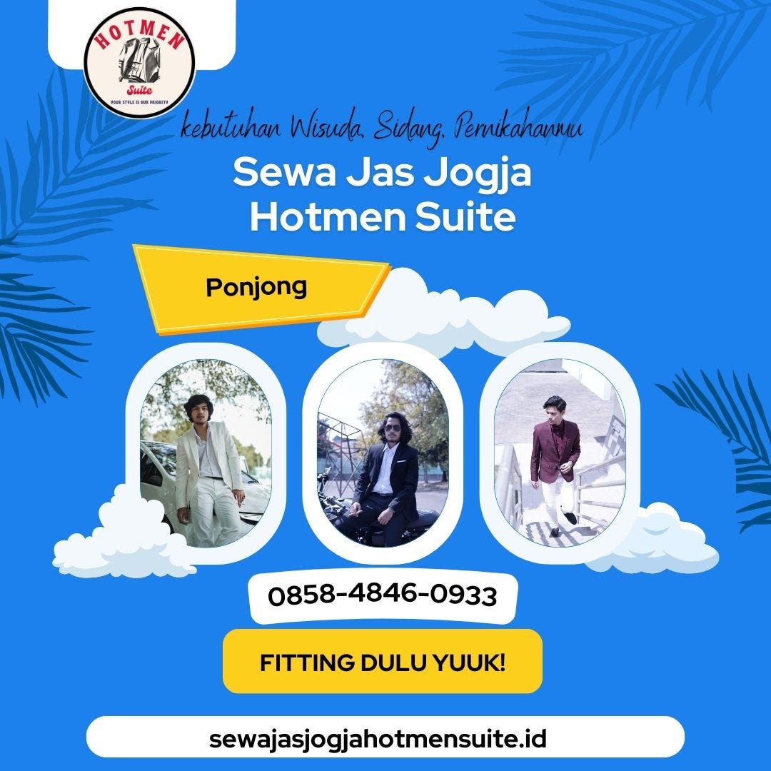 0858–4846–0933 (SEWA JAS JOGJA HOTMEN SUITE), sewa jas jogja hotmen suite Ponjong | by Naiayao ...
